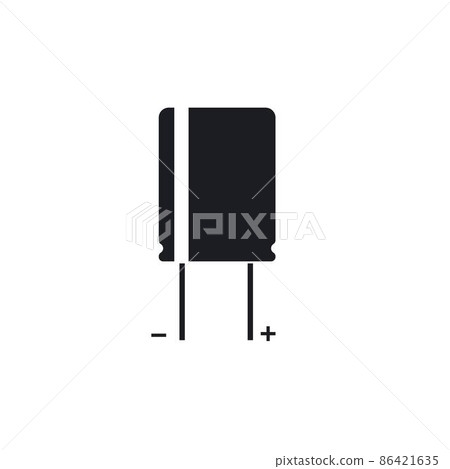 capasitor icon vector element design - Stock Illustration [86421635 ...