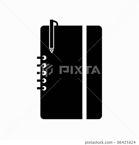 Schedule, notebook icon suitable for info... - Stock Illustration ...