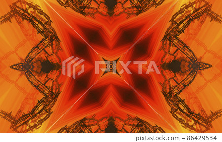 Architectural orange blueprint background.... - Stock Illustration ...