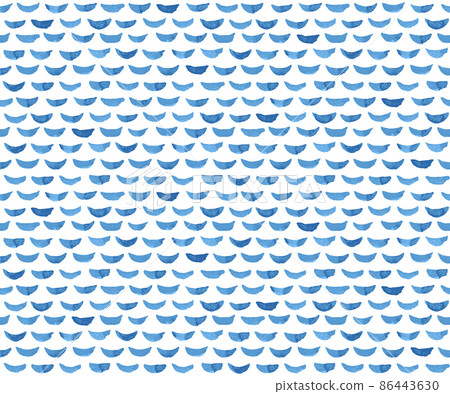 Sea pattern-1 repeat pattern - Stock Illustration [86443630] - PIXTA