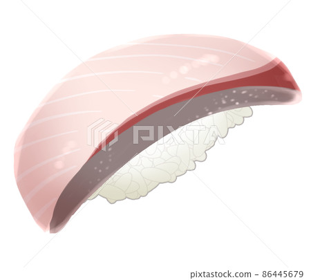 Illustration of sushi Hamachi - Stock Illustration [86445679] - PIXTA