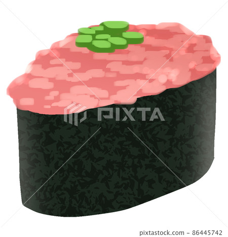 Illustration of sushi Negitoro - Stock Illustration [86445742] - PIXTA