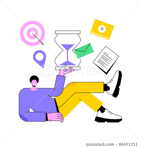 Self management abstract concept vector... - Stock Illustration ...
