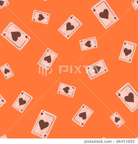 Game cards seamless pattern. Design gambling.... - Stock Illustration ...