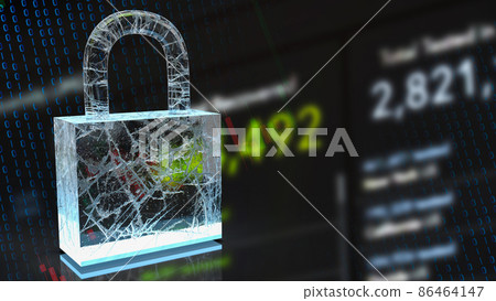 The master key or lock on business background... - Stock Illustration ...