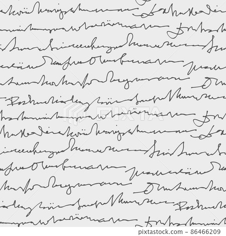 Handwritten abstract text vector seamless... - Stock Illustration ...