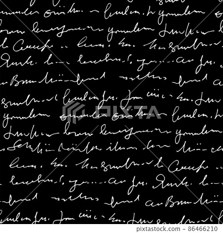 Handwritten abstract text vector seamless... - Stock Illustration ...
