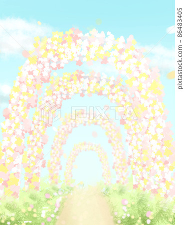 Flower Arches - Stock Illustration [86483405] - PIXTA
