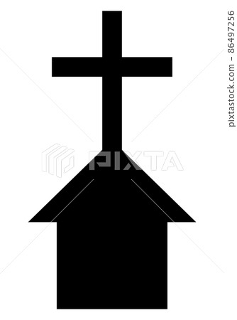 Church map symbol - Stock Illustration [86497256] - PIXTA