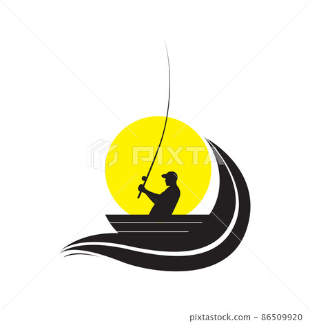 Man Fishing Icon