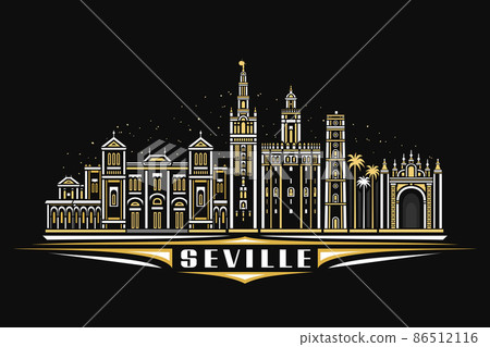 Vector illustration of Seville - Stock Illustration [86512116] - PIXTA