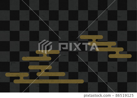 Illustration of Japanese style background material - Stock Illustration ...