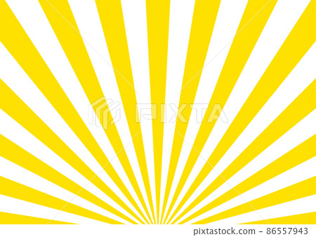 Radiation background yellow - Stock Illustration [86557943] - PIXTA