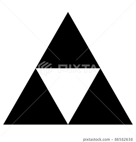 It is the family crest of Hojo Tokimasa and... - Stock Illustration ...