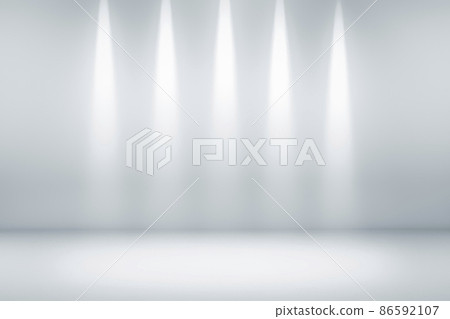 Empty room CG spotlight studio - Stock Illustration [86592107] - PIXTA