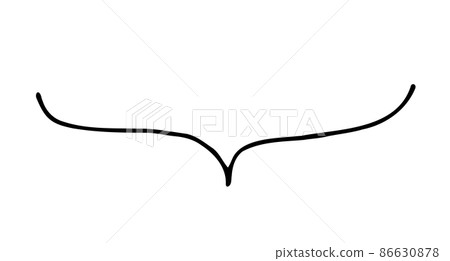 Simple half speech bubble with handwritten lines - Stock Illustration ...