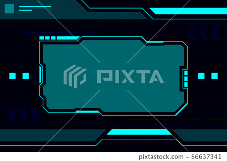 abstract technology future interface hud... - Stock Illustration ...