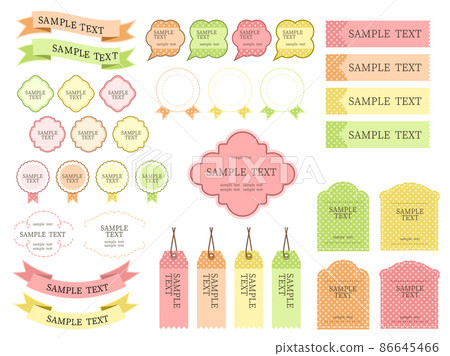 Spring color frameset - Stock Illustration [86645466] - PIXTA