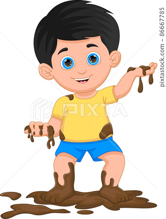 Cartoon Mud Background