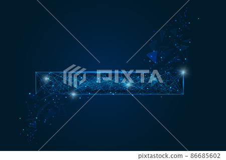 Abstract isolated blue image of a minus sign.... - Stock Illustration ...