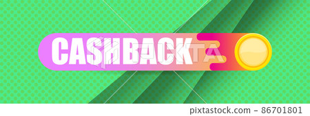 vector cash back horizontal banner design... - Stock Illustration ...