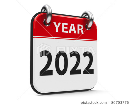 Icon calendar 2022 year #2 - Stock Illustration [86703776] - PIXTA