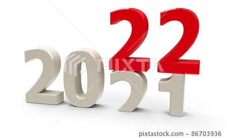 Numbers 2021-2022 New year - Stock Illustration [86703936] - PIXTA