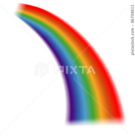 Rainbow sign. Colorful stripes of light... - Stock Illustration ...
