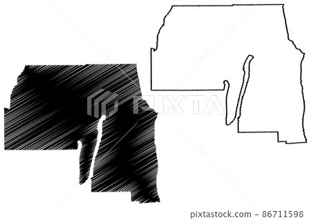 Yates County, New York State (U.S. county,... - Stock Illustration ...