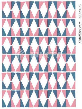 Pink and blue diamond pattern - Stock Illustration [86724152] - PIXTA