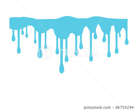Dripping water illustration - Stock Illustration [86750294] - PIXTA