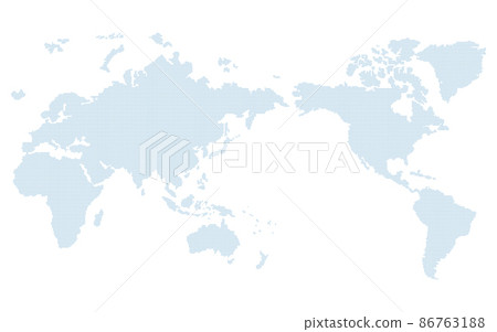 World map vector material - Stock Illustration [86763188] - PIXTA