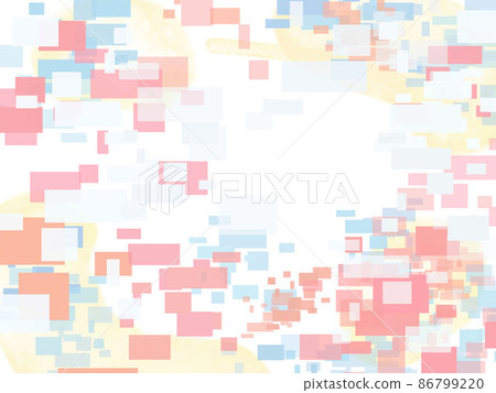 Red Red Pink Abstract Thumbnail Frame Frame... - Stock Illustration ...