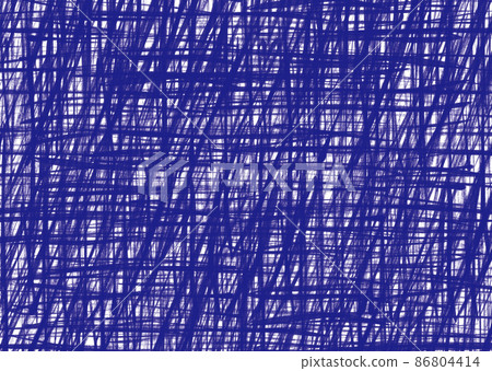 Complex handwritten line pattern blue - Stock Illustration [86804414 ...