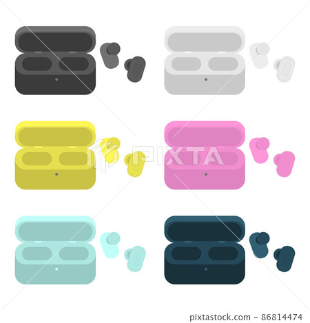Illustration of wireless earphone - Stock Illustration [86814474] - PIXTA