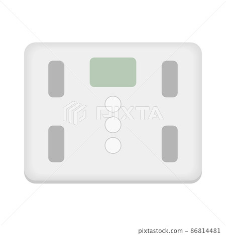Illustration of body composition analyzer - Stock Illustration ...