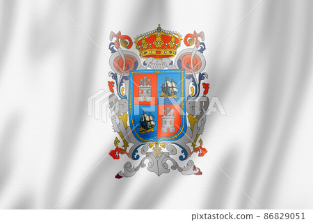 Campeche state flag, Mexico - Stock Illustration [86829051] - PIXTA