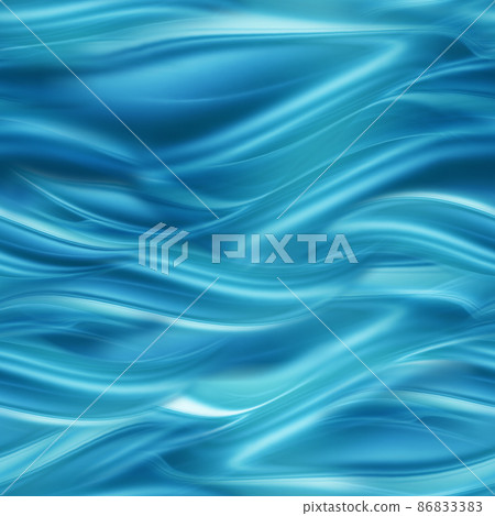 Seamless blue water background - Stock Illustration [86833383] - PIXTA