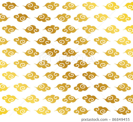 Chinese style cloud pattern [background /... - Stock Illustration ...