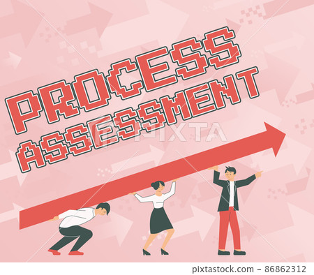 Text sign showing Process Assessment. Word... - Stock Illustration ...