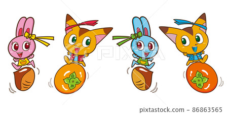 Run, character, two - Stock Illustration [86863565] - PIXTA