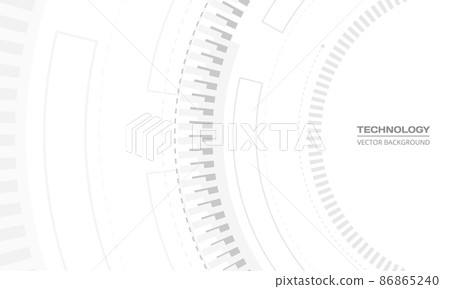 Abstract white big data background with...-插圖素材 [86865240] - PIXTA圖庫