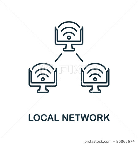 Lan Network Symbol