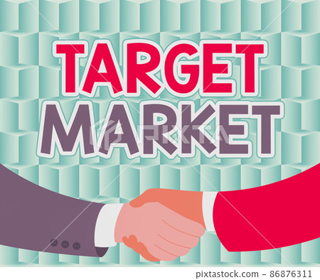Conceptual caption Target Market. Word for... - Stock Illustration ...