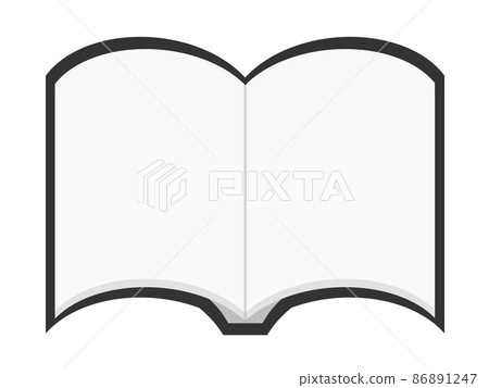 Book frame (black) - Stock Illustration [86891247] - PIXTA