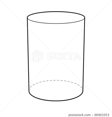 Cylinder Stereometric Shape Composition - Stock Illustration [86901053 ...