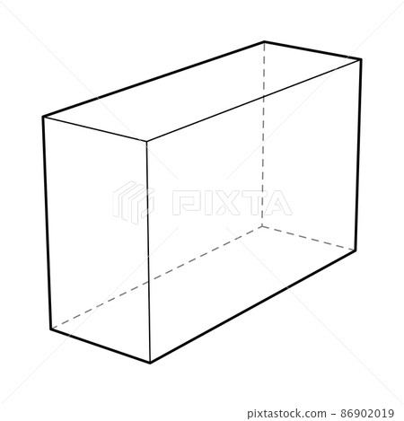 Cuboid Stereometric Shape Composition - Stock Illustration [86902019 ...