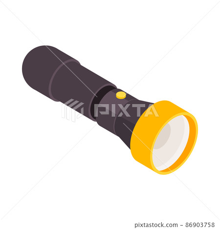 Isometric Flashlight Icon-插圖素材 [86903758] - PIXTA圖庫