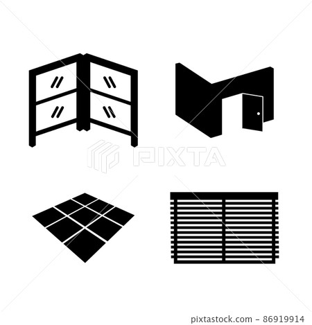 icon, icons, compartment - Stock Illustration [86919914] - PIXTA