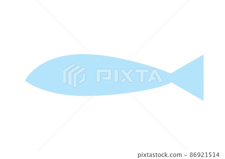 Fish light blue icon - Stock Illustration [86921514] - PIXTA